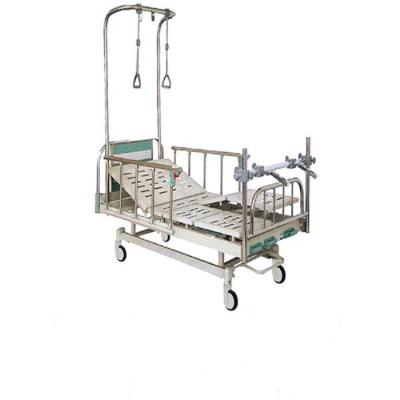 China Steel Welding Medication Patient Orthopedic Recovery Manual Traction Bed With Three Cranks for sale