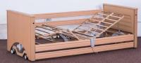 China Long Life Movable Electric Hospital Bed For Elderly In Wooden Material for sale