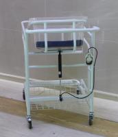 China Mobile Adjustable Angle Transparent Baby Basin Hospital Infant Bed for sale