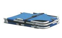 China Aluminum Alloy Aesthetic Folding Stretcher For Ambulance , Portable Foldaway Stretcher for sale