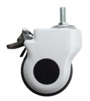 China Muting TPR Universal Screw Type Medical Castors for sale