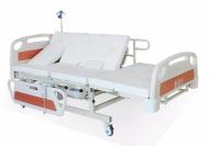 China Medical Bed Back Adjustable Rotating Hospital Electric Nursing Bed For Home In White for sale