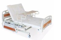 China Medical Bed Back Adjustable Rotating Hospital Electric Nursing Bed For Home In White for sale