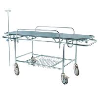 China Manual Hospital Stretcher Trolley Emergency Patient Transport 2 Years Warranty Crash Cart Medical for sale
