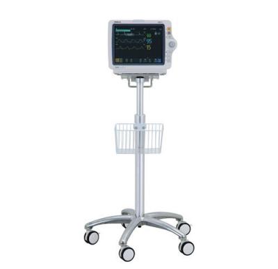 China Movable Standard Type Patient Medical Monitor Cart Mobile Bracket With Mute Castor for sale