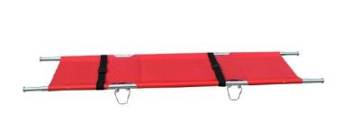 China Medical Folding Ambulance Stretcher Aluminum Alloy Portable With Handles for sale