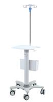 China Medical monitor trolley with adjustable height mobile trolley for sale