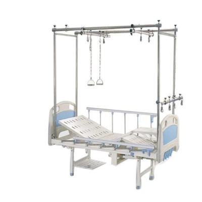 China Height Adjustable Manual Hospital Bed With Crank Clinic Medical Examination Table for sale