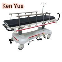 China Adjustable Ambulance Stretcher Trolley , Gurney Hospital Bed ISO / CE for sale