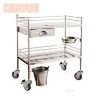 China Stainless Medical Trolley Cart With Drawer , Icu Emergency Trolley for sale