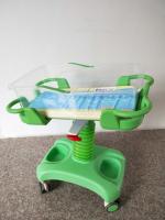 China ABS Two Cranks Tilting Adjustable OEM Hospital Baby Crib for sale