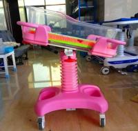 China ABS Two Cranks Tilting Adjustable OEM Hospital Baby Crib for sale