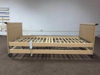 China Medical Furniture 5 Function ICU 820MM Electric Hospital Bed Wooden for sale