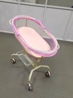 China ABS Baby Basin Angle Adjusting Handle High Quality Sponge Pad Hospital Baby Bed for sale