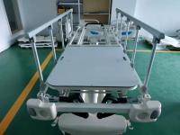 China Luxurious Height Adjustable Hydraulic Emergency Stretcher Trolley for sale