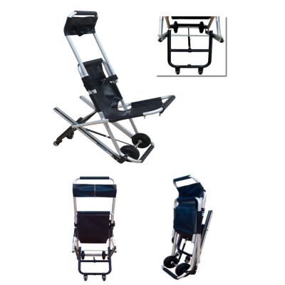 China Aluminum Alloy Folding 4 Wheels Crawlers Emergency Evacuation Chair With Trake for sale