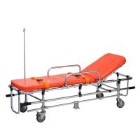 China Ambulance 194cm 160Kg Patient Transport Trolley With IV Pole for sale