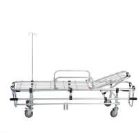 China Ambulance 194cm 160Kg Patient Transport Trolley With IV Pole for sale