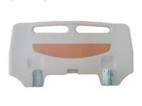 China Wood Grain Composite 430Mm Medcial Bed parts headboard Hospital Bedboard Panel for sale