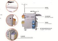China Strong Load Bearing 100Kg Emergency Crash Cart Trolley With Instrument Bracket for sale