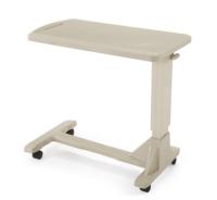 China ABS 2.5 Inch Castor 1000mm Hospital Overbed Table With Wheels for sale