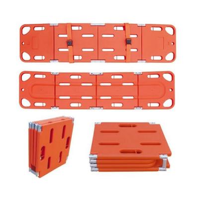 China Hospital patient special aluminum alloy material stretcher orange for sale