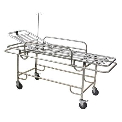 China Patient Transfer Separate Type 160Kg Stainless Steel Stretcher Trolley for sale