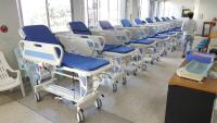 China Luxurious Central Control Hydraulic Emergency Stretcher Trolley for sale
