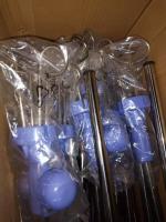 China Custom Design Standing Infusion Stand Iv Pole Accessories Of Stainless Steel for sale