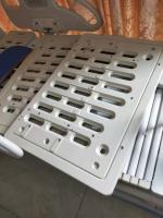 China Thickness 35mm Four Parts Medical Bed Accessories Blue Hospital Bed Attachments for sale