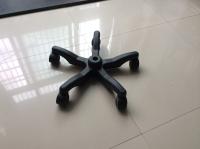 China Medical Infusion Stand Bottom Base Iv Carts Medical , Black IV Pole Parts for sale