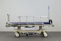 China Luxurious Height Adjustable Hydraulic Emergency Stretcher Trolley for sale