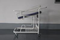 China Mobile Adjustable Angle Transparent Baby Basin Hospital Infant Bed for sale