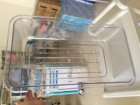 China Crib accessories Hospital baby basin Transparent material for babies for sale