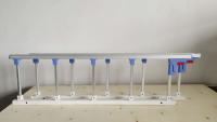 China Aluminum Alloy Hospital Bed Guard Rails Collapsible Hospital Bed Accessories for sale