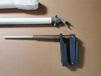 China Optional Stroke Tube Hospital Bed Crank Handle Stainless Steel Fold Cranks for sale
