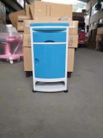 China Ward Room Hospital ABS Material Bedside Cabinet With Foot Bule for sale