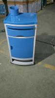 China Ward Room Hospital ABS Material Bedside Cabinet With Foot Bule for sale