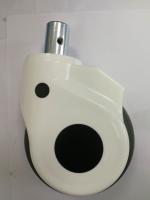 China Medical Castors Caster 3/4 Inch Mute Plastic Wheel With Brake ABS Outer Cover for sale