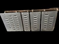 China Medical Hospital Bed Accessories Metal Hospital Bed Board Panel Four Parts for sale