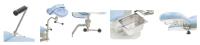 China Electro Hydraulic System Bule Color Gynecology Operating Delivery Bed for sale
