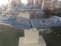 China Electro Hydraulic System Bule Color Gynecology Operating Delivery Bed for sale