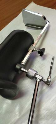 China Obstetric Operating Table Parts Leg Holder Surgery Bed Maternity Bed Accessories for sale
