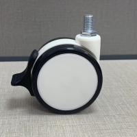 China 3/4/5Inch TPR Plastic Mute Wheel Twin Hospital Castors Medical Casters for sale