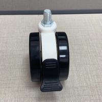 China 3/4/5Inch TPR Plastic Mute Wheel Twin Hospital Castors Medical Casters for sale