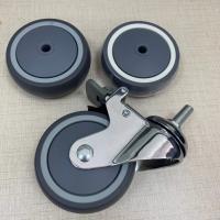 China Medical Castors Caster Wheel TPR Industrial Castors With PP For Furniture Bed for sale