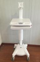 China Medical computer trolley aluminum alloy material all-in-one cart for sale