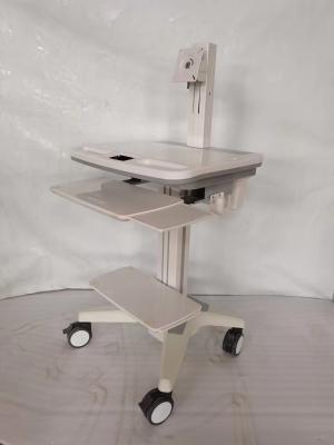 China Laboratory Medical Hospital Workstation Mobile Simple Stable computer trolley for sale