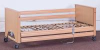 China Hospital Electric Five Functions Wooden Home Care Patient Nursing Bed for sale