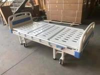 China Metal Hospital Patient Care Bed Multifunction 3 Crank Manual Hospital Bed for sale